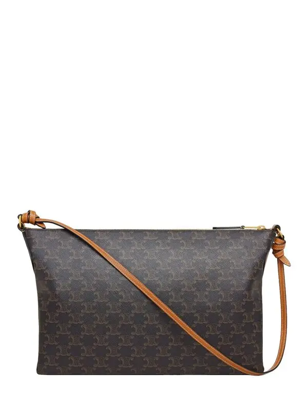 Celine Monogram Shoulder Bag - Brown