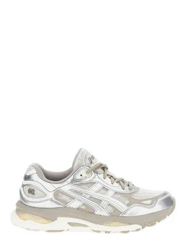 Asics Gel-nyc 2.0 Mesh And Synthetic Leather Sneakers With Gel Technology - Grey