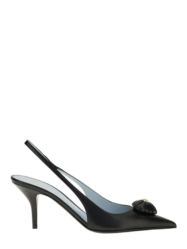 Valentino Garavani Heeled Slingback - Black
