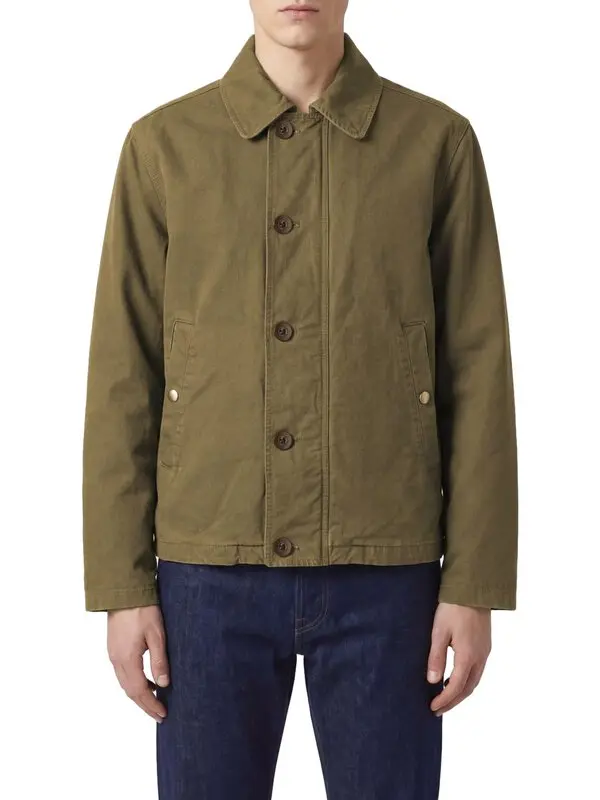 THE ROW Ghost Capsule Cotton Shirt Jacket - Olive