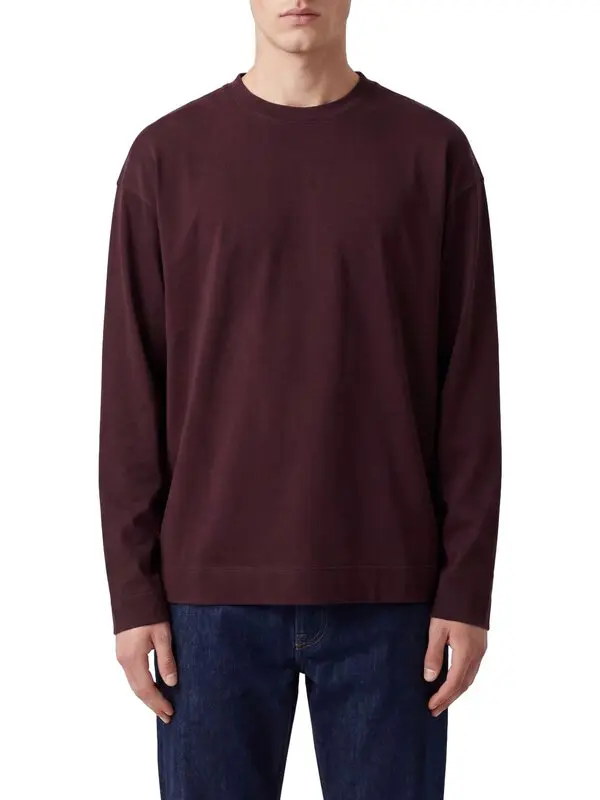Dries Van Noten Relaxed Fit Long-sleeved Cotton T-shirt - Red