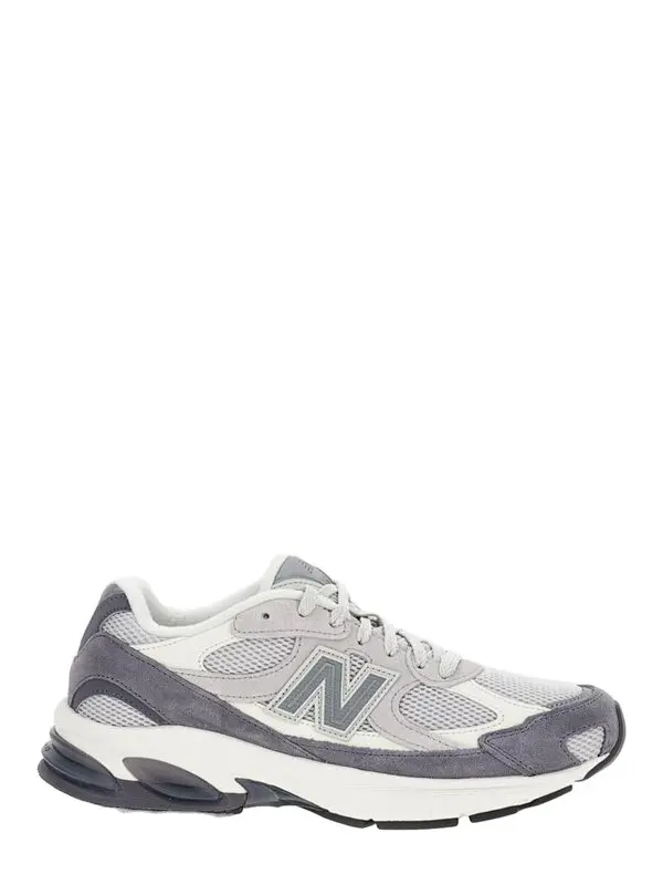 NEW BALANCE Suede And Mesh Trainers With Abzorb Midsole - Grey