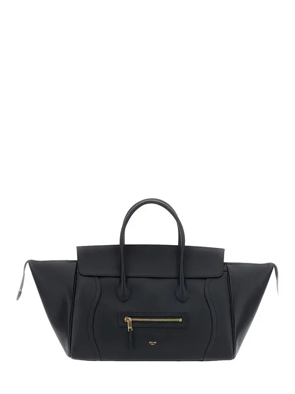 Celine Top Handle Bag - Black