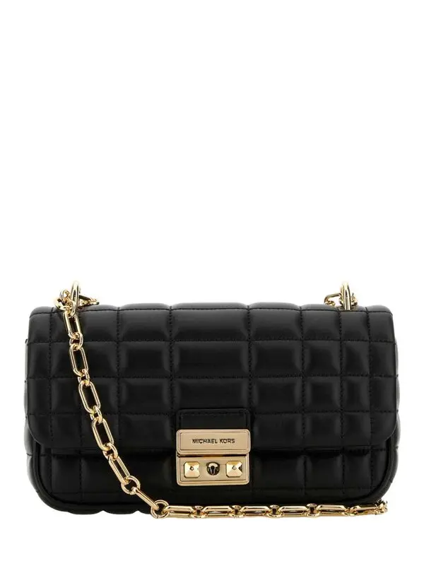 Michael Kors Quilted Chain Crossbody Bag - Black