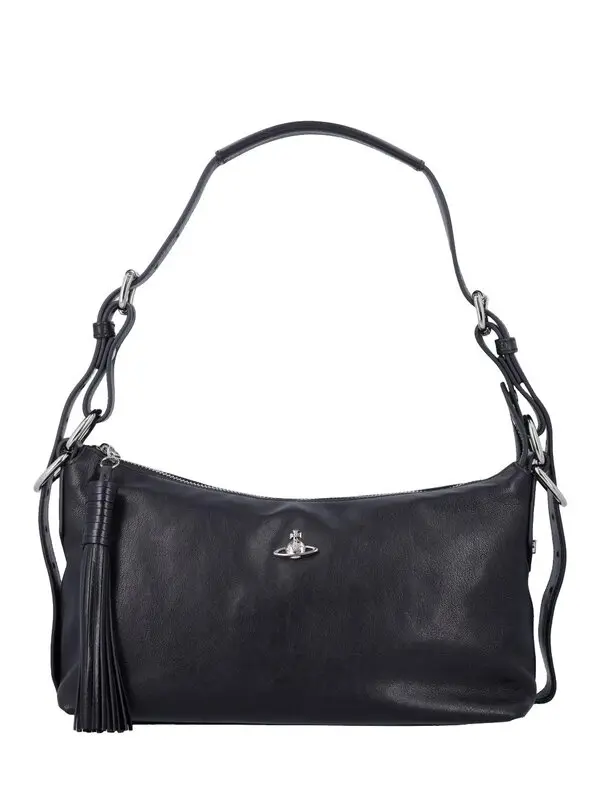 VIVIENNE WESTWOOD Leather Handbag - Black