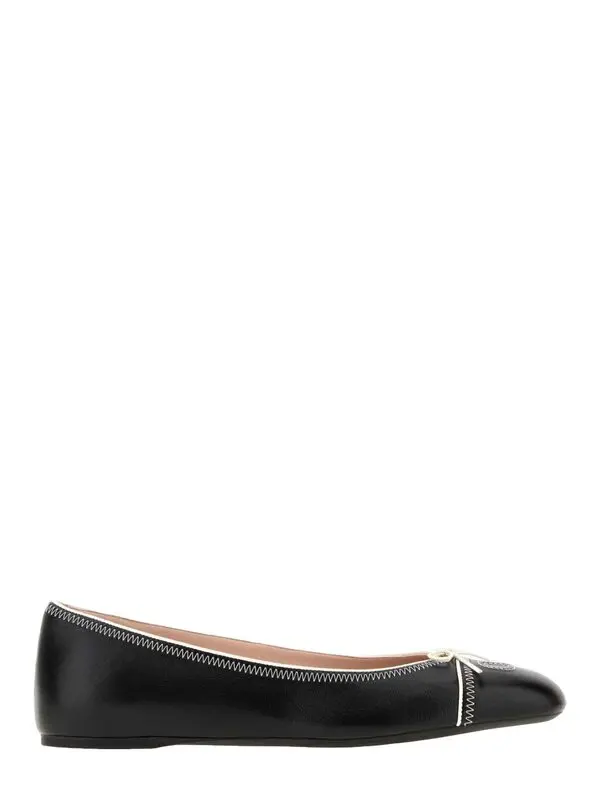 Valentino Garavani Vlogo Signature Ballet Flats - Black