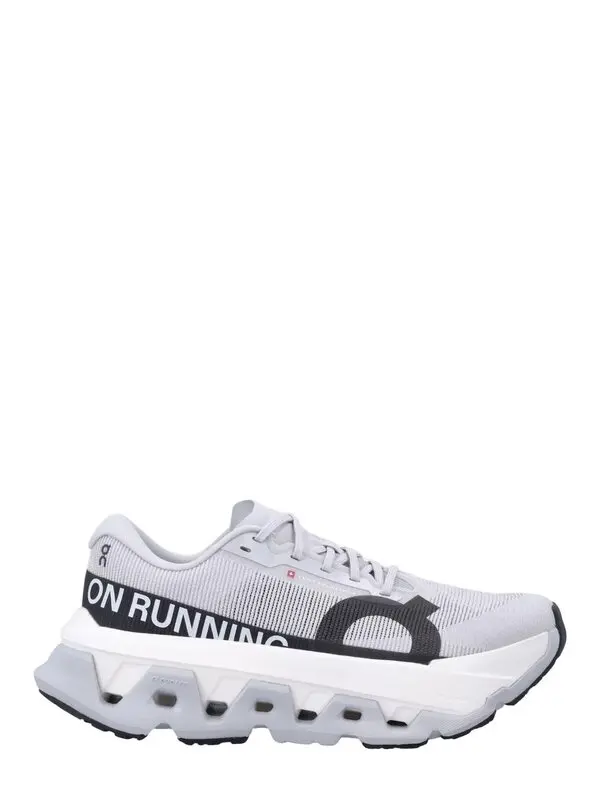 On Cloudmonster 3 Hyper Trainers In Recycled Mesh - Grey