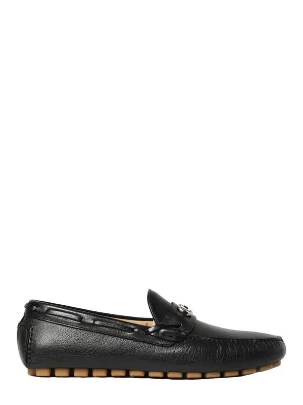 Valentino Garavani Vlogo Calfskin Loafers - Black