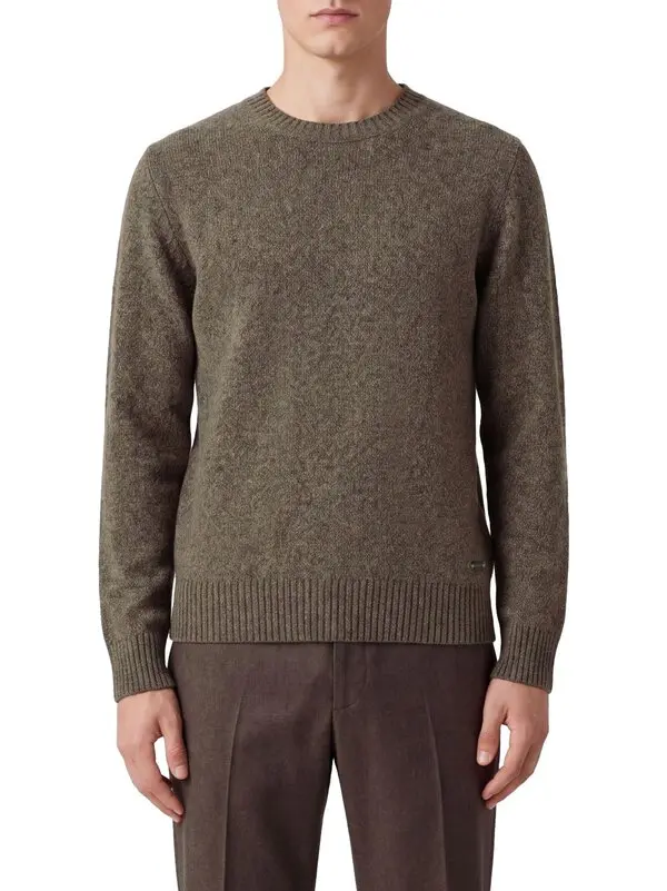 BROOKSFIELD Wool Jumper - Brown
