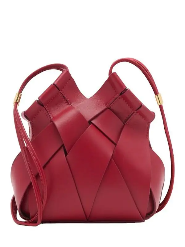 Ulla Johnson Charlotte Crossbody Bag - Claret