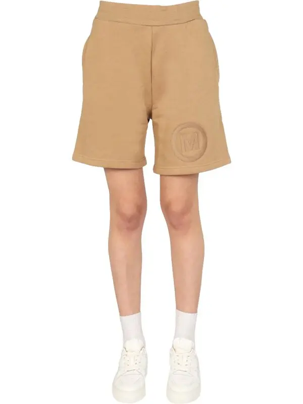 MARKET Mini Bermuda Shorts With Elastic Waist - Brown