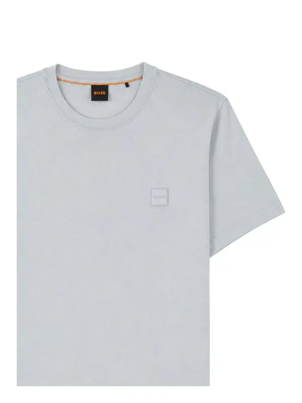 BOSS Cotton Crewneck T-shirt - Grey