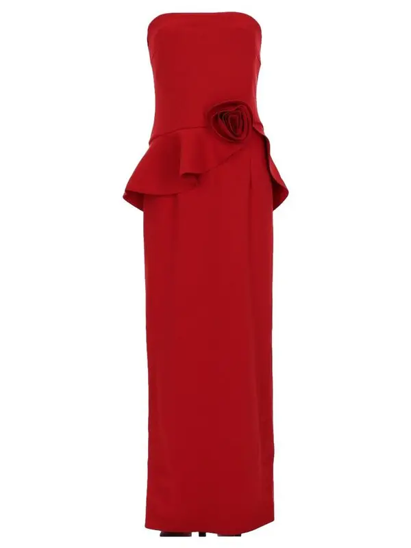 ROTATE BY BIRGER CHRISTENSEN Recycled Polyester Stretch Mini Dress - Red
