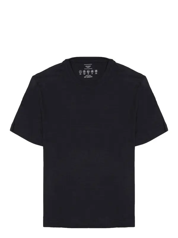 ARCHIVIUM BE UPDATED Modern Wool Blend T-shirt Standard Fit - Blue