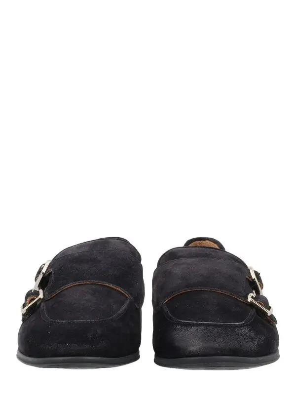 CORVARI Monk Strap Loafers - Black