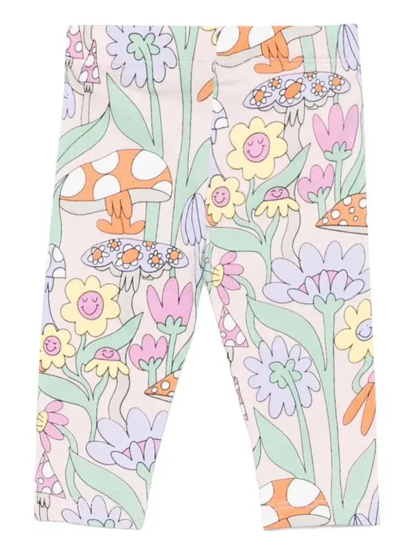 Stella McCartney All-over Print Leggings For Mini Fashionistas - Multicolour