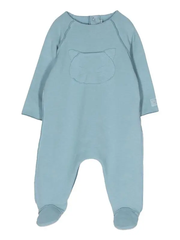 TEDDY & MINOU Baby Footsuit - Azure