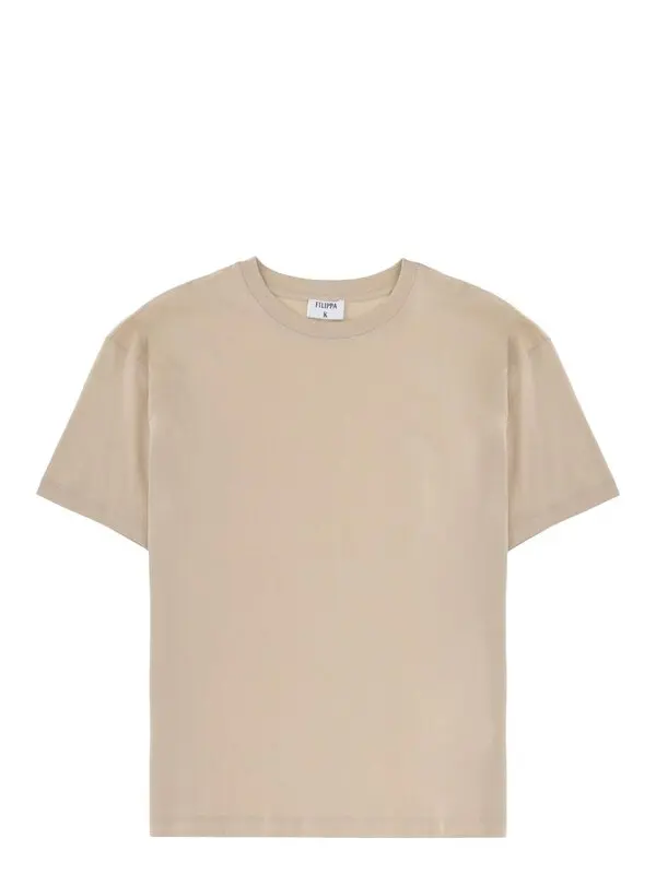 Filippa K Loose Fit Cotton T-shirt - Beige