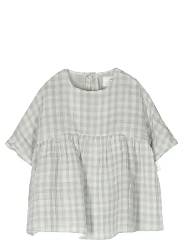 TEDDY & MINOU Mini Checkered Cotton Dress - Multicolour