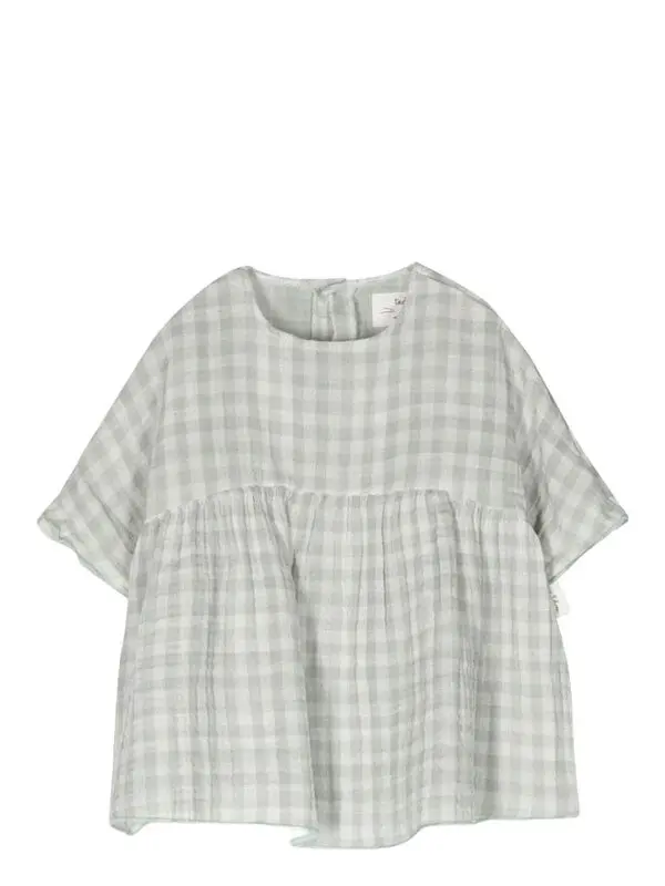 TEDDY & MINOU Mini Checkered Cotton Dress - Multicolour