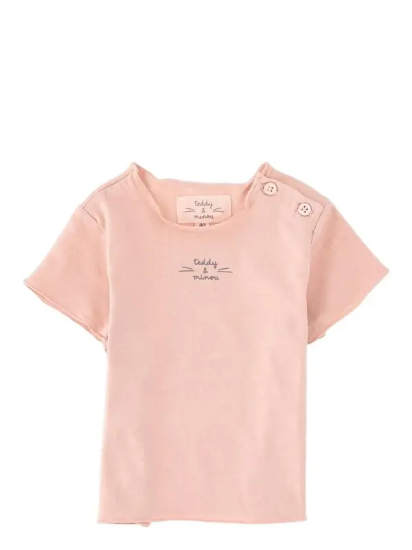 TEDDY & MINOU Classic Cotton Baby T-shirt - White