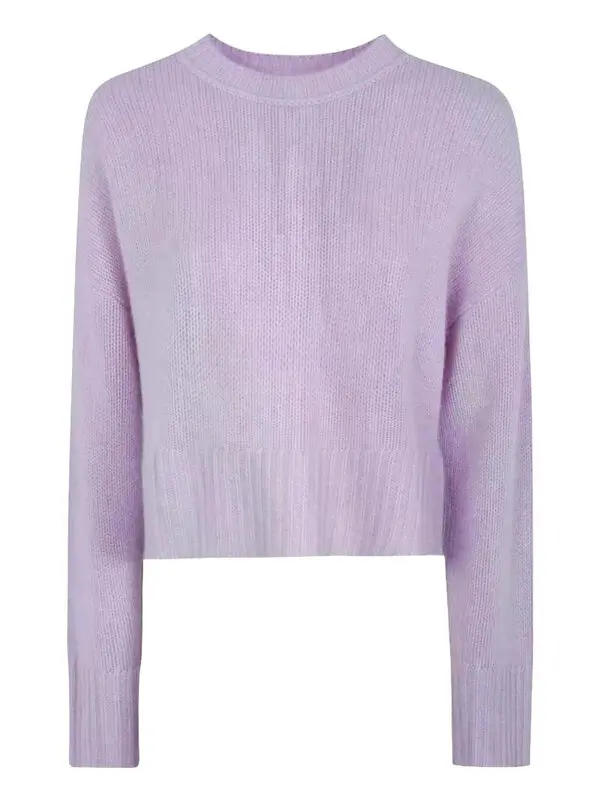 KUJTEN Crew-neck Cashmere Sweater - Purple