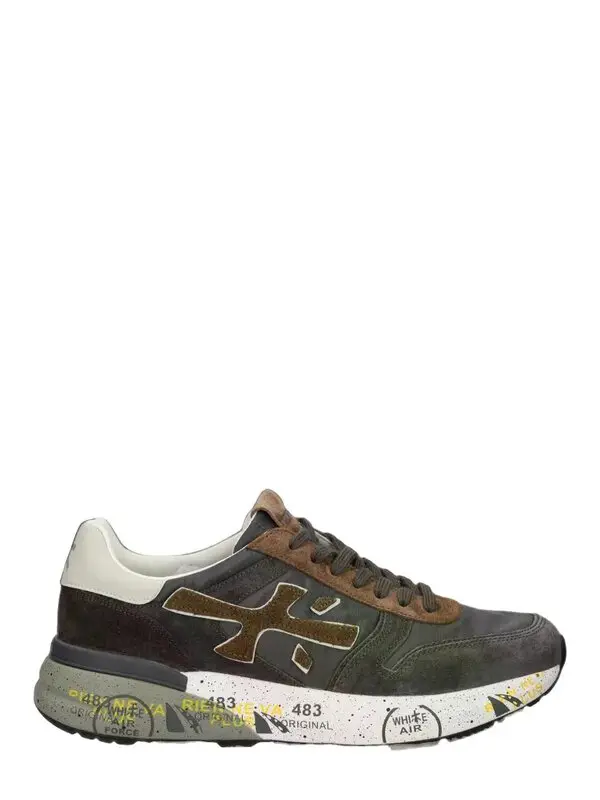 Premiata Mick Suede Panel Sneakers - Grey