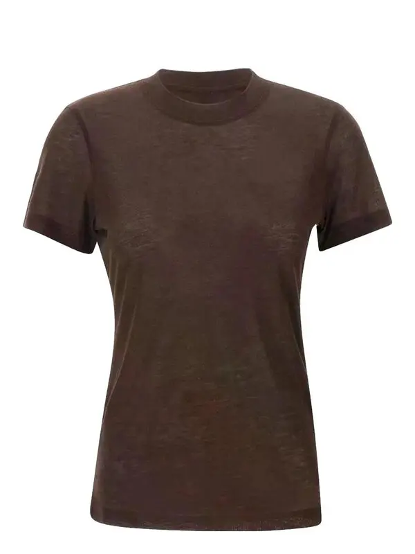 Filippa K Sheer Short-sleeve T-shirt - Brown