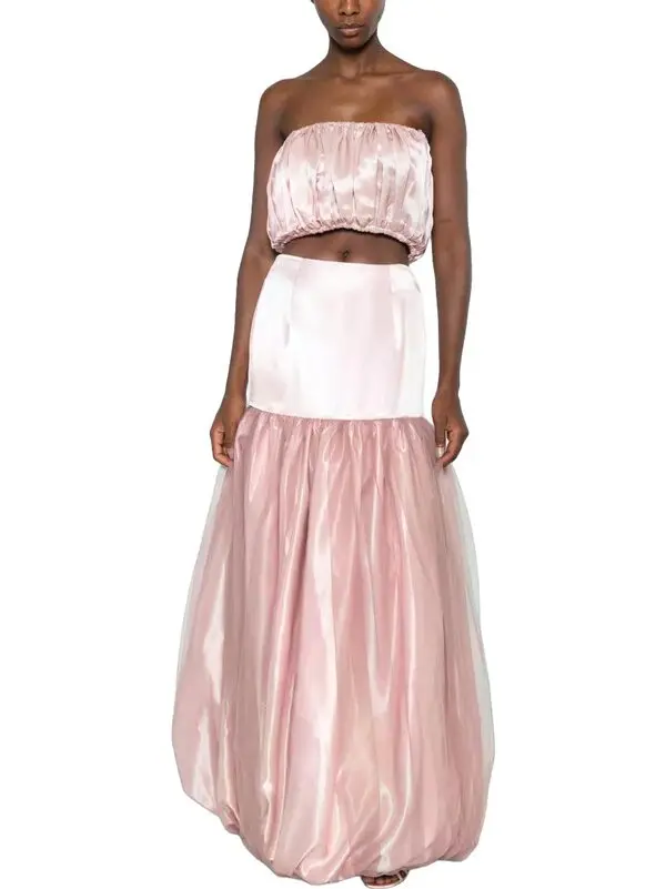 DUNESI Clara Strapless Top - Pink