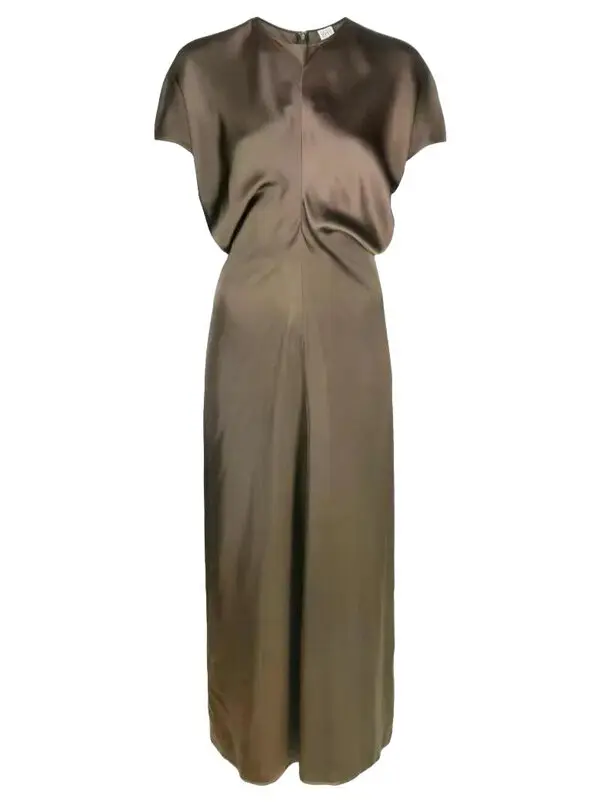 TOTEME Slouch Waist Maxi Dress - Green