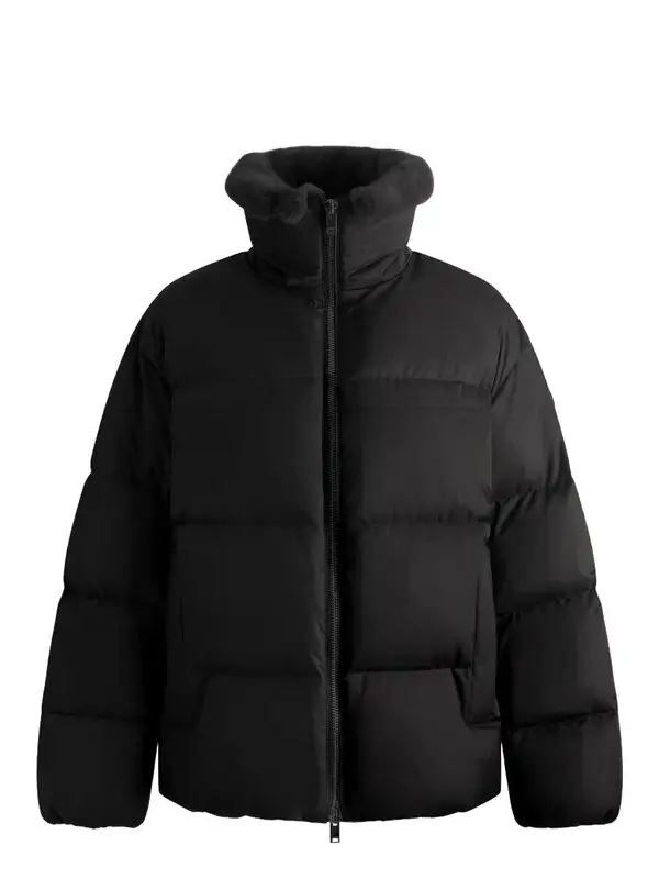 Fusalp Iwaga Down Jacket With Faux Fur Collar - Black