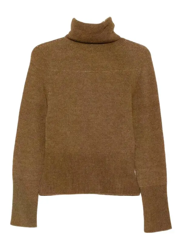 CORTANA Eira Roll-neck Sweater - Brown