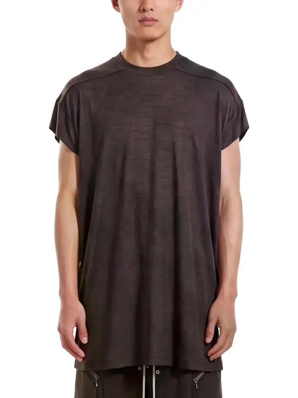 Rick Owens Cap-sleeve T-shirt - Brown