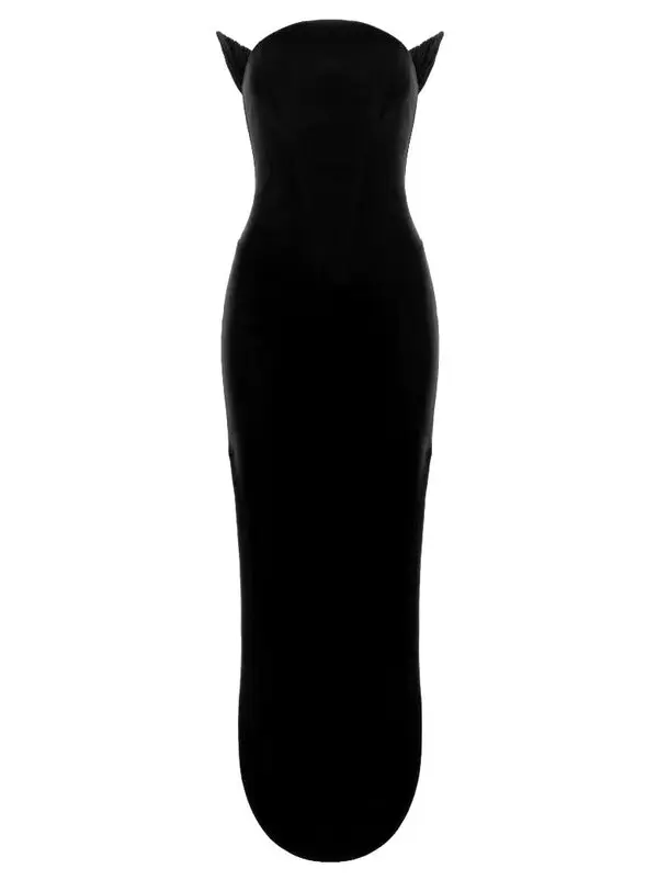 V:PM ATELIER Billie Strapless Maxi Dress - Black