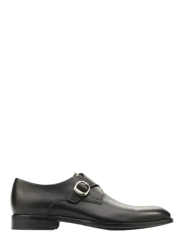 LOTTUSSE Lenox Buckle Monk Shoes - Black
