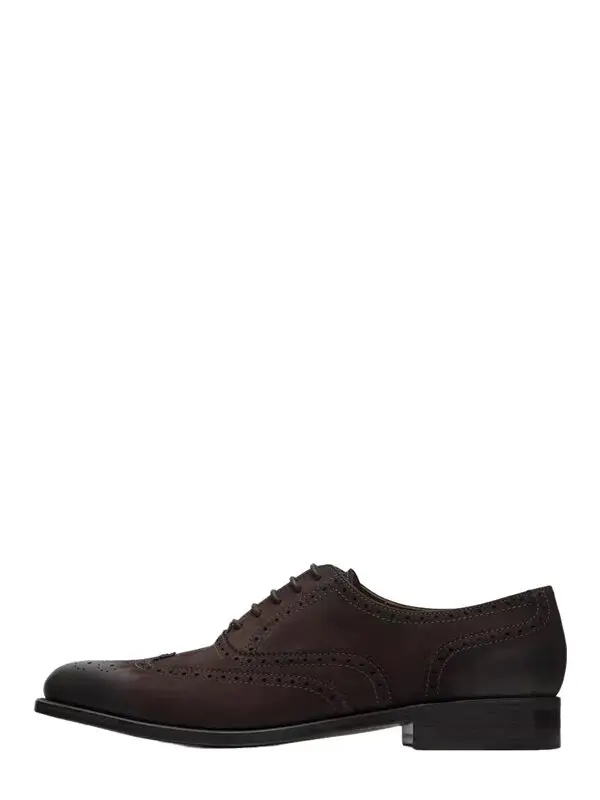 LOTTUSSE Prime Brogue Oxford Shoes - Brown