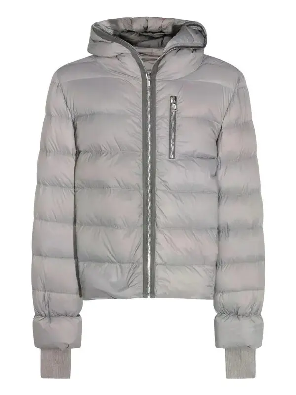 Rick Owens Hooded Padded Jacket - Grey