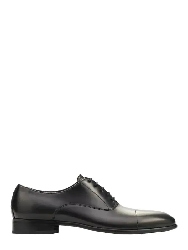 LOTTUSSE Regent Almond-toe Oxford Shoes - Black