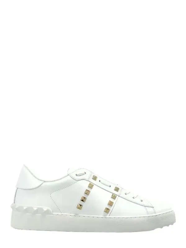 Valentino Garavani Rockstud Embellished Sneakers - White