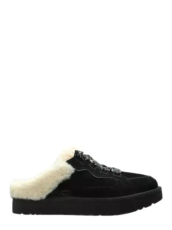UGG Lowmel Shearling-trim Slipper - Black