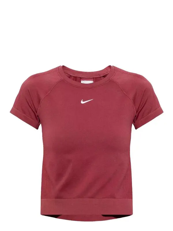 Nike Pro Dri-fit T-shirt With Logo Detail - Pink