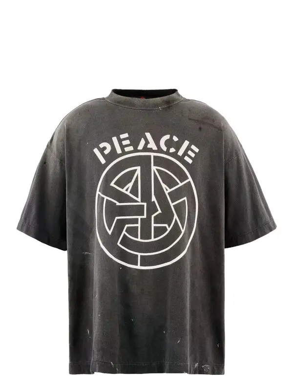 SAINT MXXXXXX Cotton T-shirt - Black