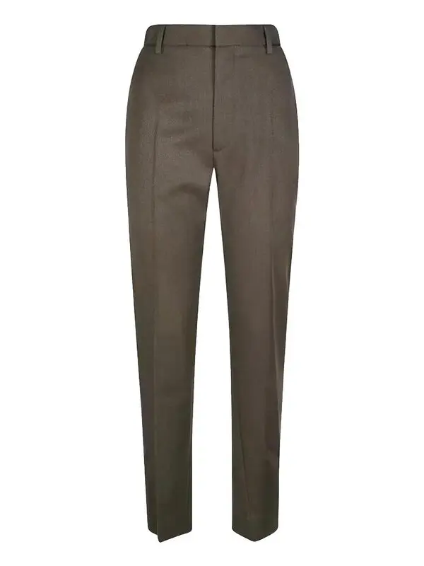 Victoria Beckham Cropped Straight-leg Trousers - Brown