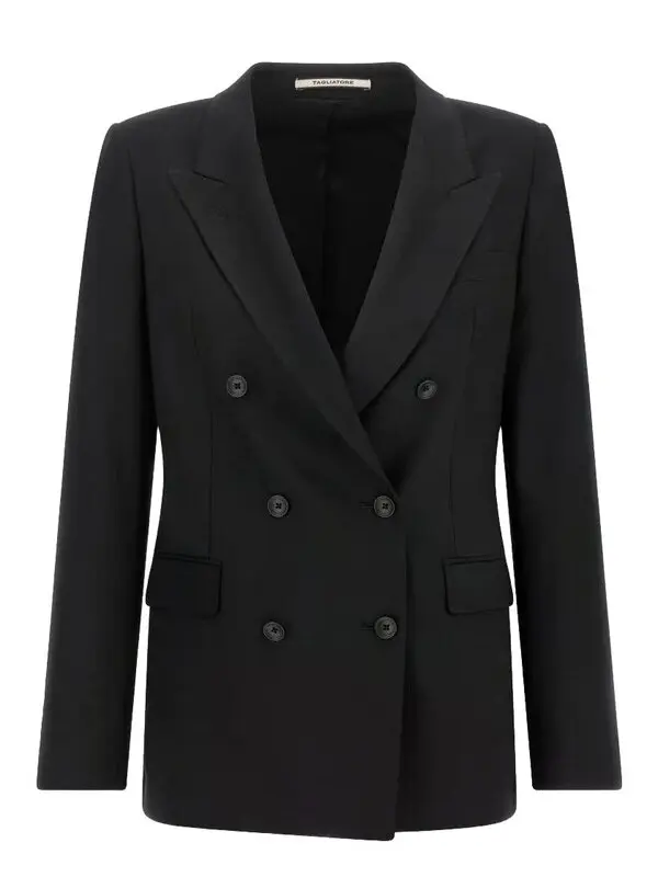 Tagliatore Parigi Double-breasted Blazer - Black