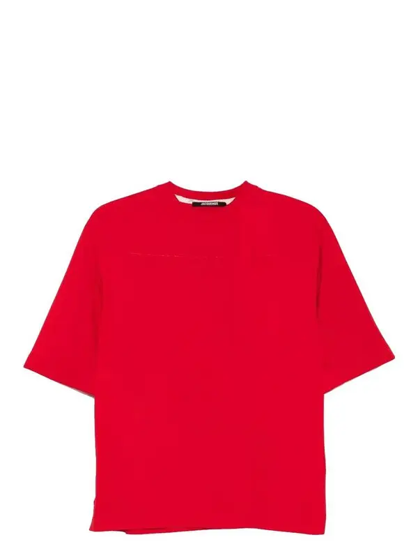 Jacquemus Rond Carre Logo-patch T-shirt - Red