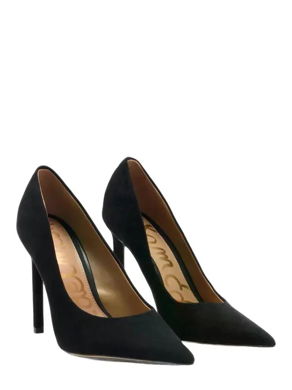 Sam Edelman Talula Suede Pointed-toe Pumps - Black