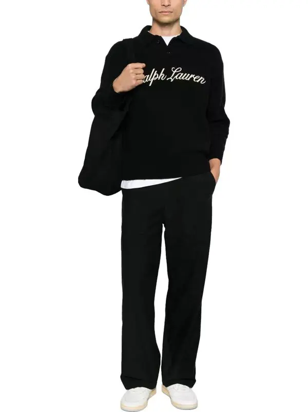 Polo Ralph Lauren Patch-pocket Trousers - Black
