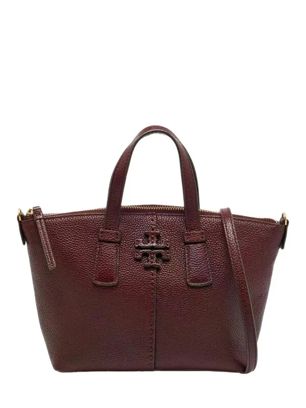 Tory Burch Mini Mcgraw Tote Bag - Red