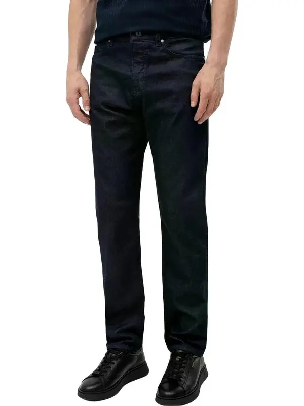 BOSS Logo Patch Jeans - Blue