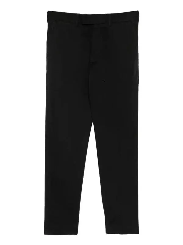 TOM FORD Pressed-pleat Straight-leg Trousers - Black
